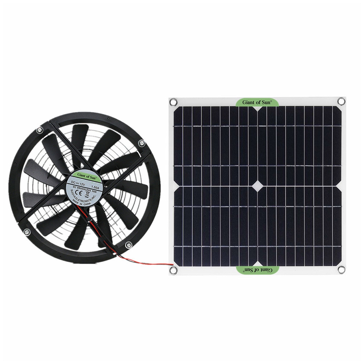Kültéri napkollektoros ventilátor, energiahatékonyság, szageltávolító ...