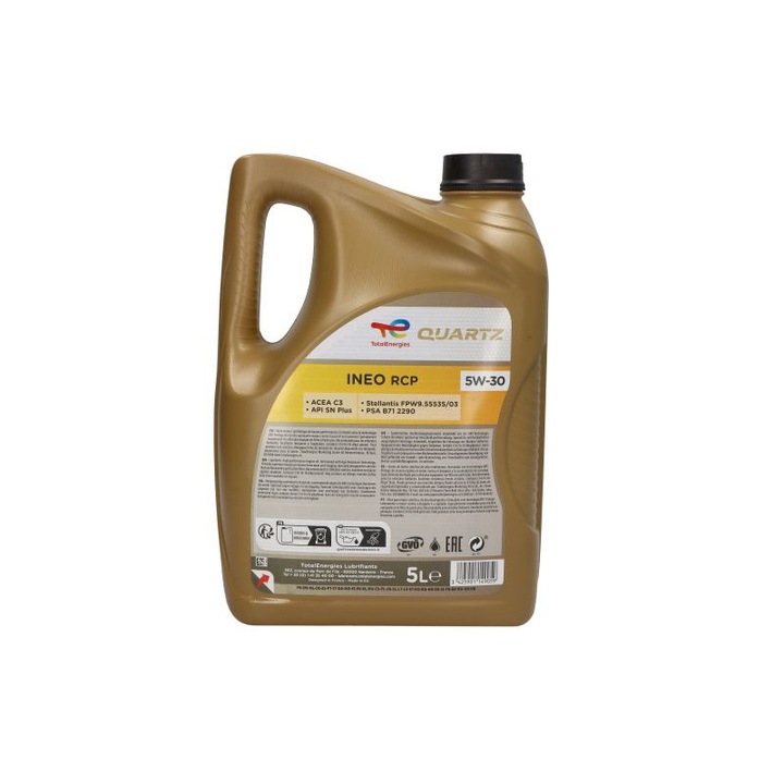 Ulei de motor Total Energies Quartz Ineo RCP 5W30 C3 5L - eMAG.ro