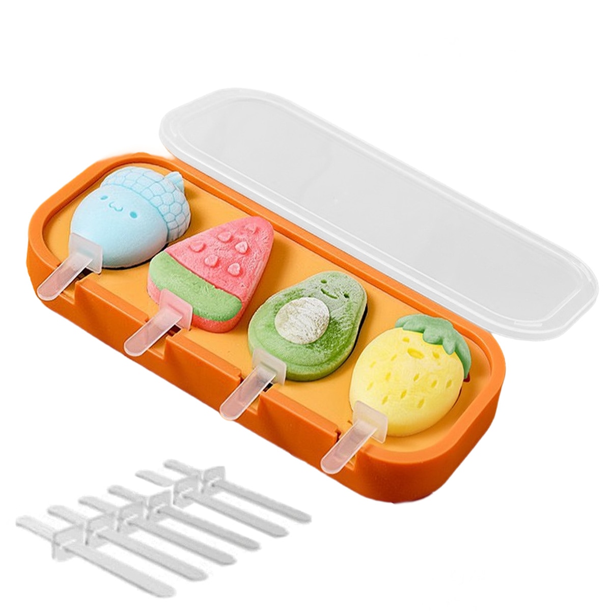 Set forme de inghetata din silicon, 24x9x3cm - eMAG.ro