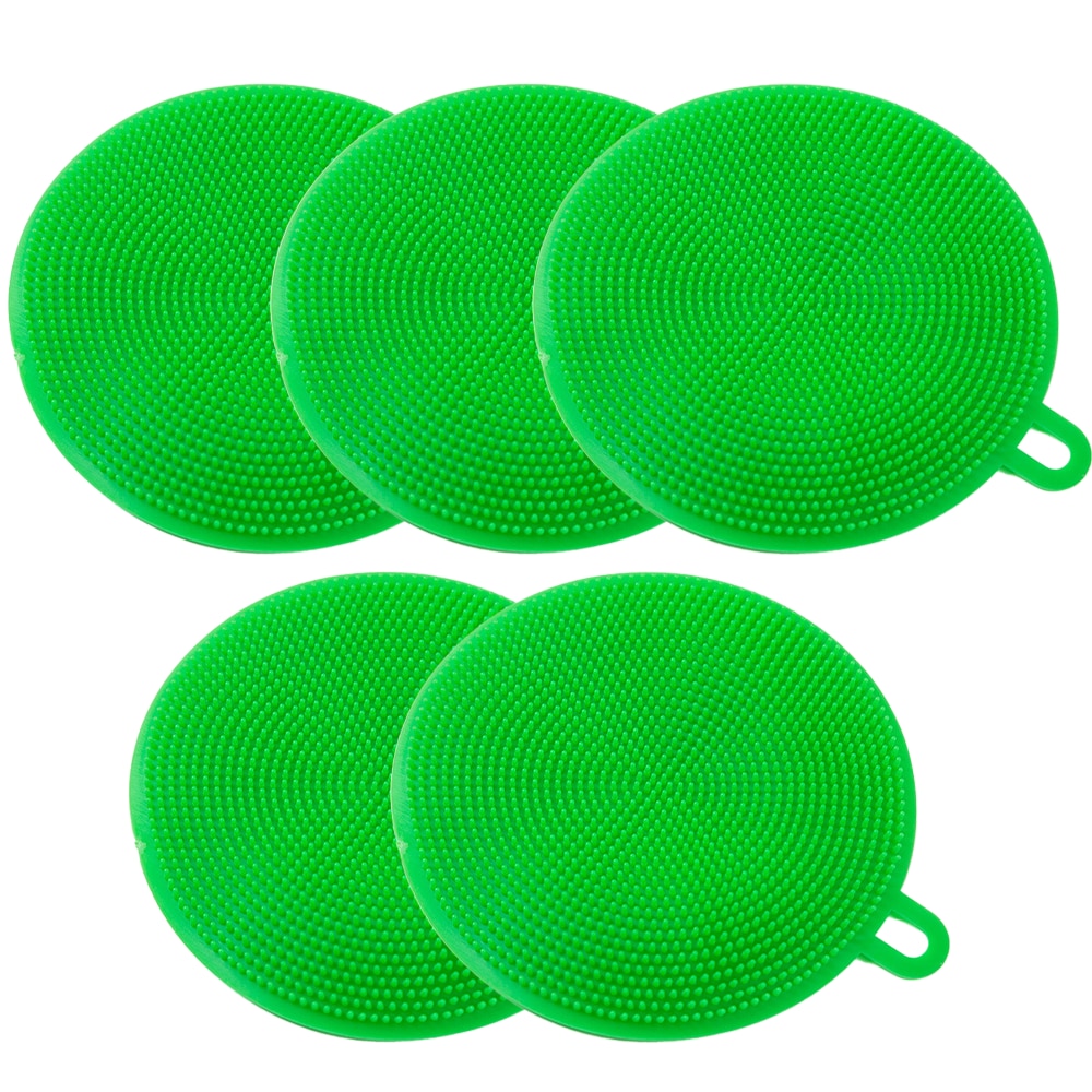 Set 5 bureti, QttvbTna, Silicon, Verde - eMAG.ro