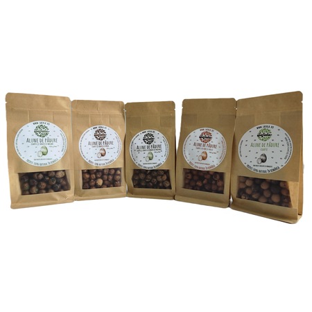 Mix alune de padure sarate, 5 bucati a cate 150 g fiecare - eMAG.ro
