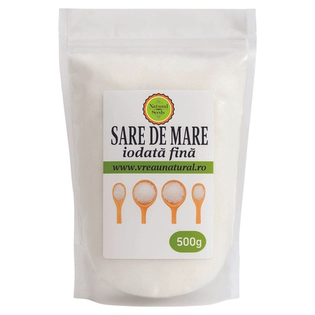 Sare de mare iodata fina 500gr, Natural Seeds Product - eMAG.ro