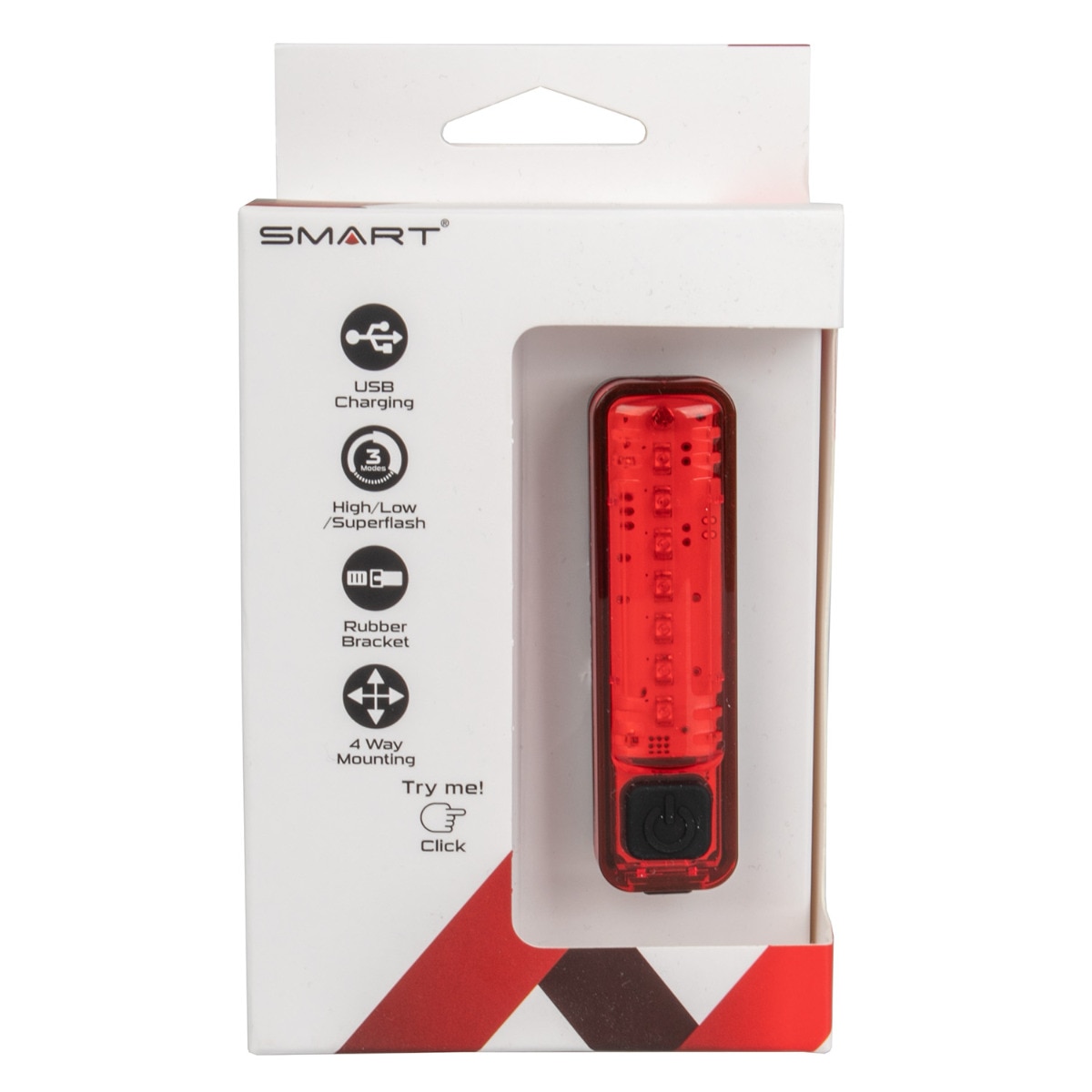 Lumina Spate Bicicleta Reincarcabila USB Cu Indicator Nivel - eMAG.ro