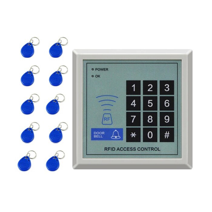 Set sistem control acces cartela/parola RFID MJ006 - eMAG.ro