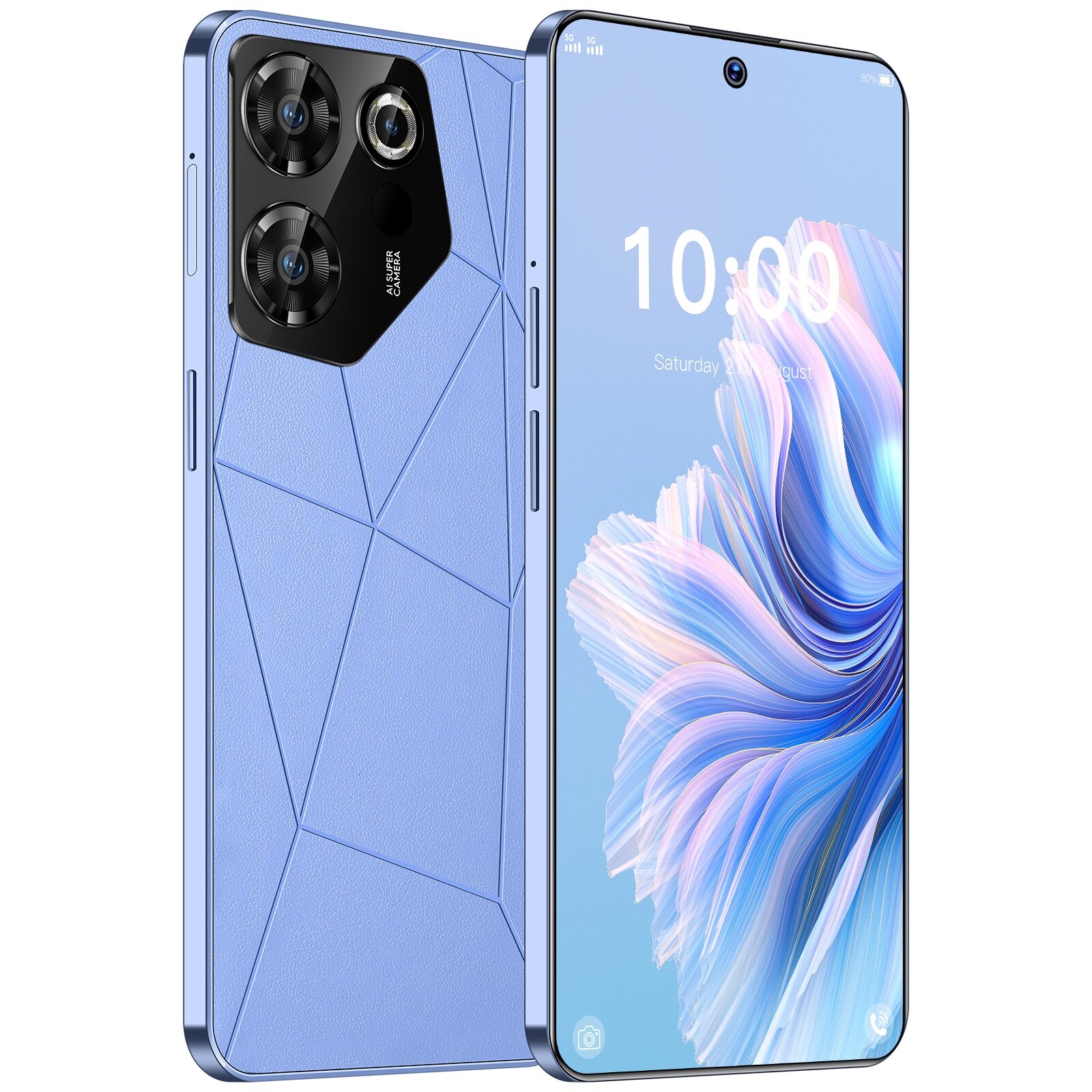 Мобилен телефон C20 Pro Blue, 5G, IPS 7.3", 16GB RAM, 1TB ROM, Android ...