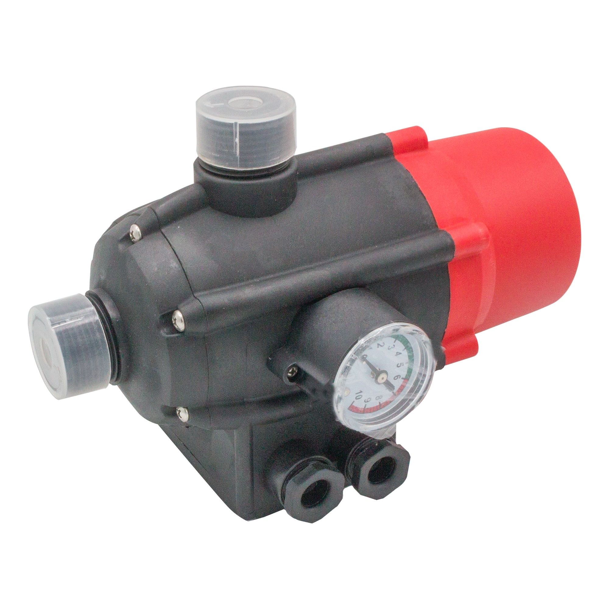 Presostat electronic, Presscontrol reglabil 1, 5-3 bar cu manometru ...