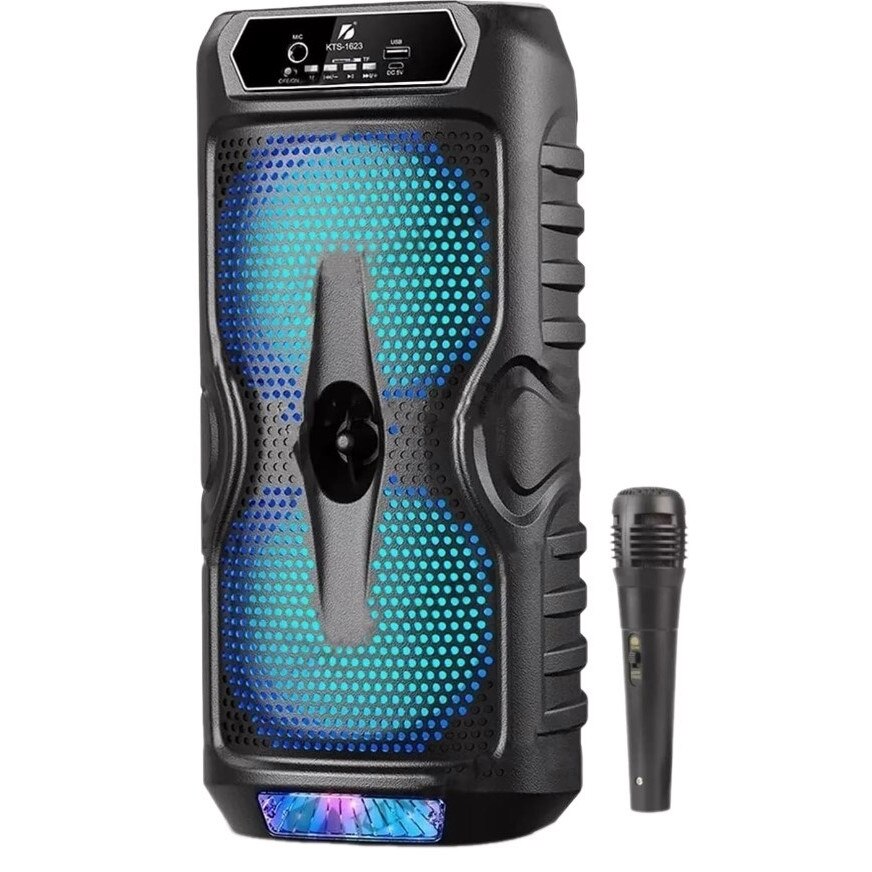 Boxa portabila Bluetooth portabil Sumker, cu microfon, functie radio ...