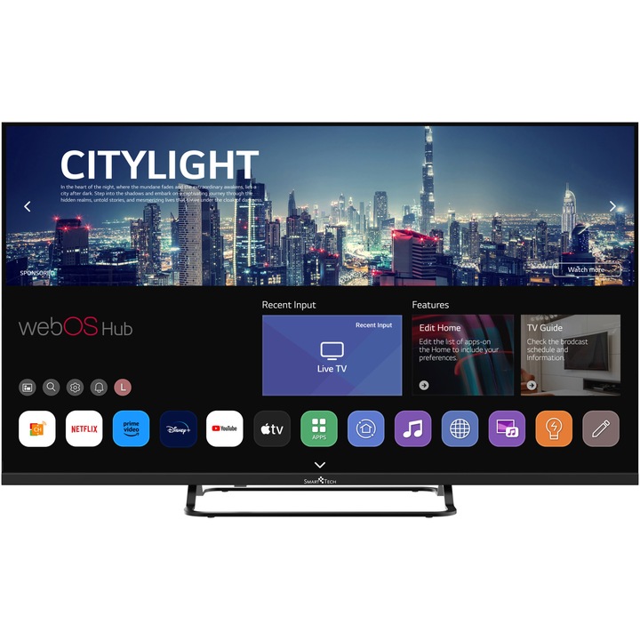 Televizor SmartTech LED 40FW01V, 101 cm, Smart WebOS, Full HD, Clasa E ...