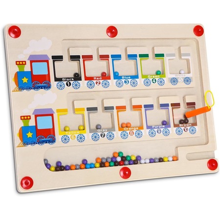Joc Educativ Labirint Magnetic, Motorii Fine, Multicolor, 3-6 ani - eMAG.ro