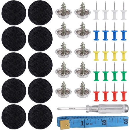 Kit 65 nituri universale tip butoni pentru repararea plafonului auto ...