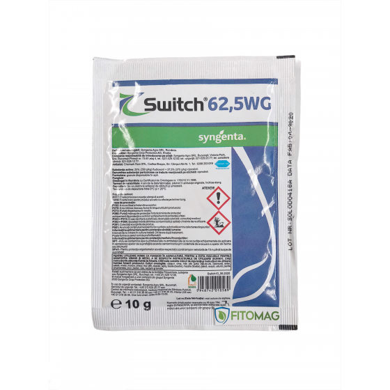Fungicid sub forma de granule dispersabile in apa, Switch 62, 5 WG, 10 ...