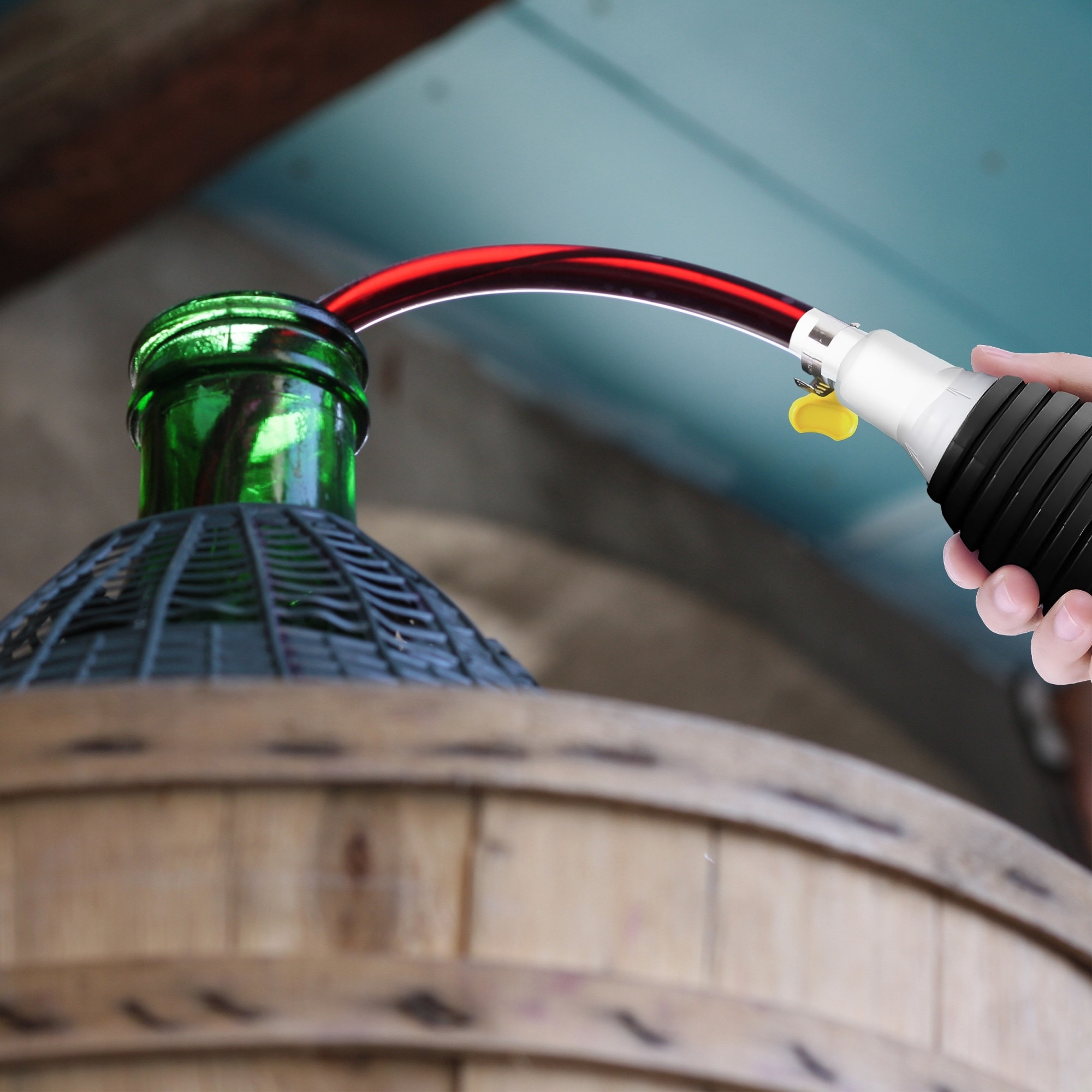 Pompa Manuala Transfer Lichide MRG M1068, cu Furtun 1.2 m, Tip Sifon ...