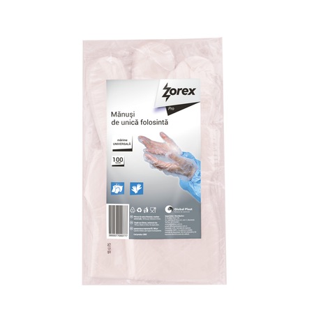 Set Manusi unica folosinta, Marime universala, Transparente, 100 bucati ...