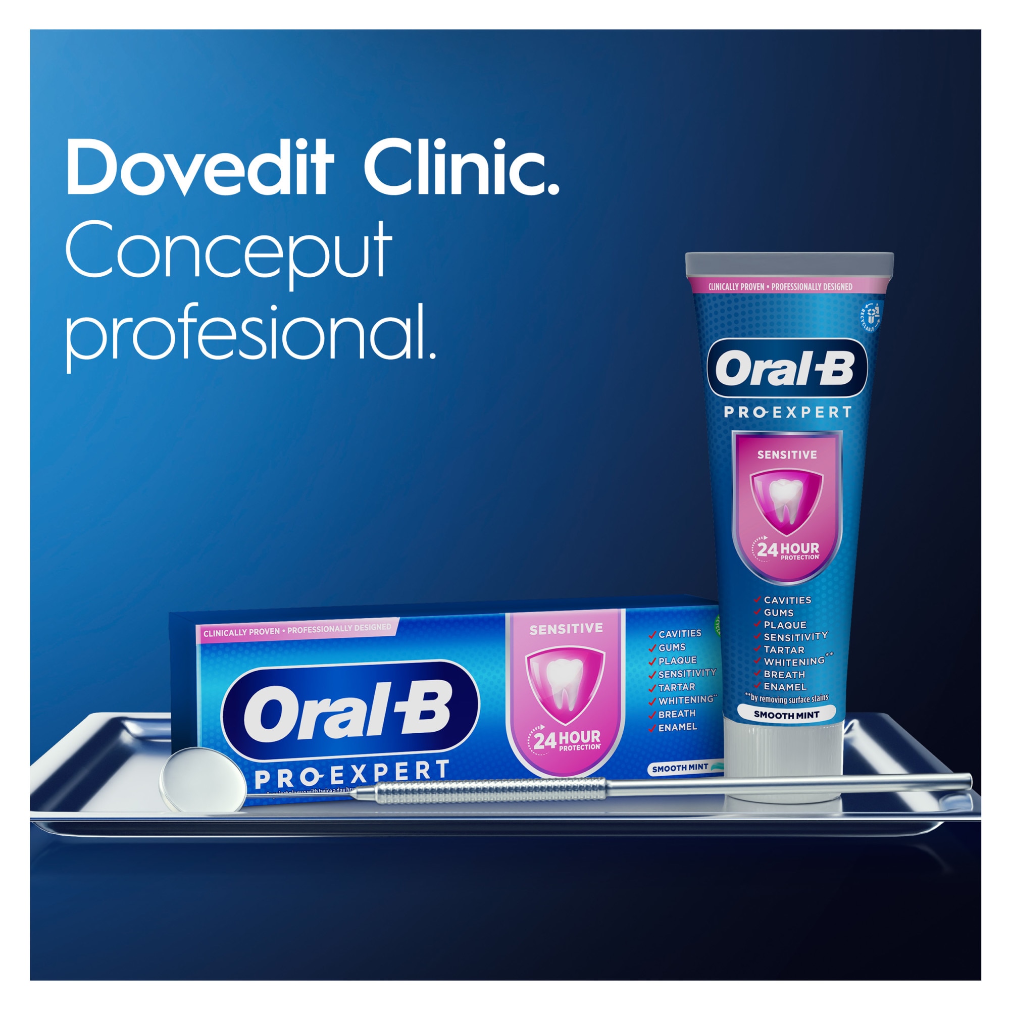 Pastă de dinți Oral-B Pro-Expert Sensitivity Protect, 75 ml - eMAG.ro
