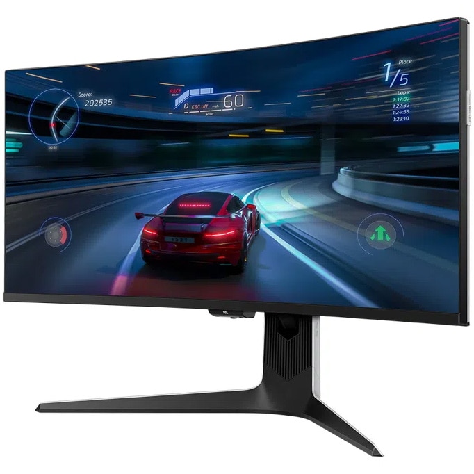 Monitor Gaming Curbat QD Mini-LED TCL 34R83Q, 34", UWQHD (3440x1440 ...
