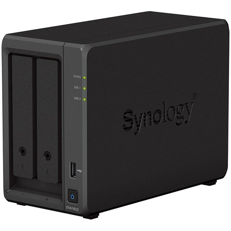 Система NVR Synology DVA1622 Deep Learning AI, Intel Celeron J4125 2GHz ...