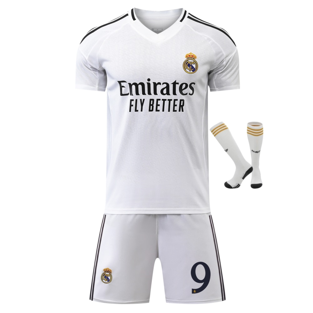 Echipament sportiv copii Real Madrid Mbappe Fotbal Tricou Set ...