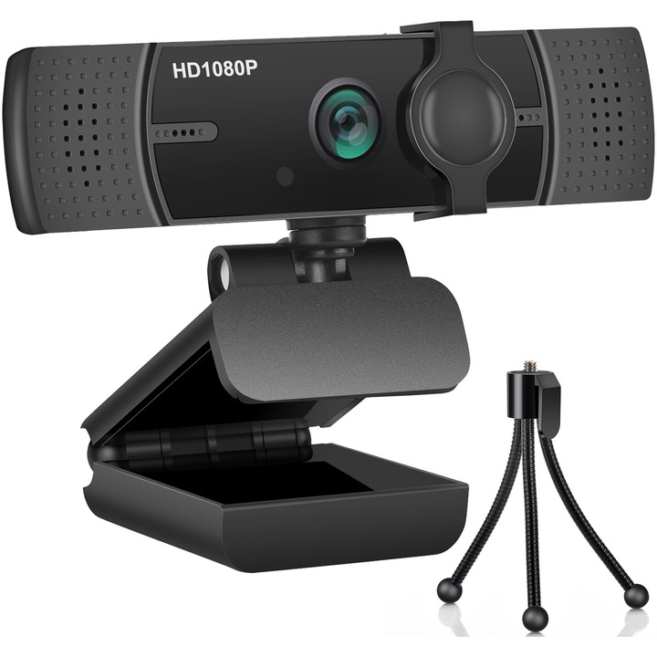 Camera Web WowStep® S700 PRO Webcam 1440p 30fps, 5MP, Auto-Focus, 2K ...