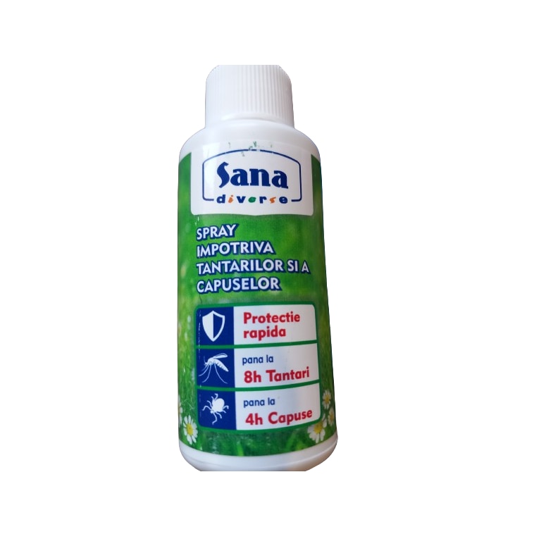Spray impotriva tantarilor si capuselor, 100 ml, Sana - eMAG.ro