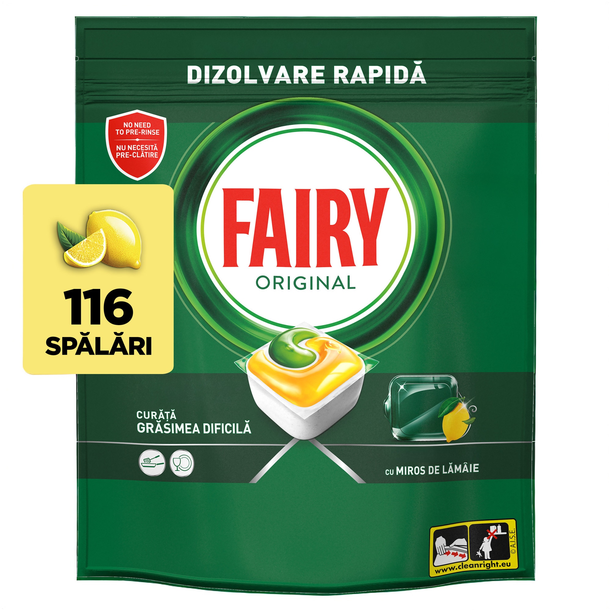 Detergent capsule automat pentru masina de spalat vase Fairy All in One ...