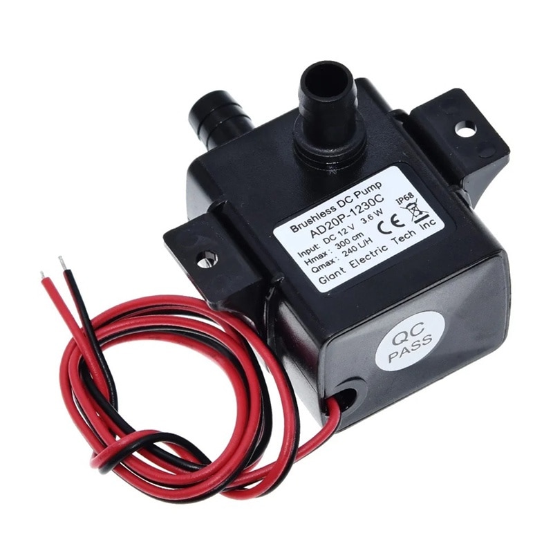 Mini pompa submersibila brushless pentru acvariu, 240L/H, DC 12V - eMAG.ro