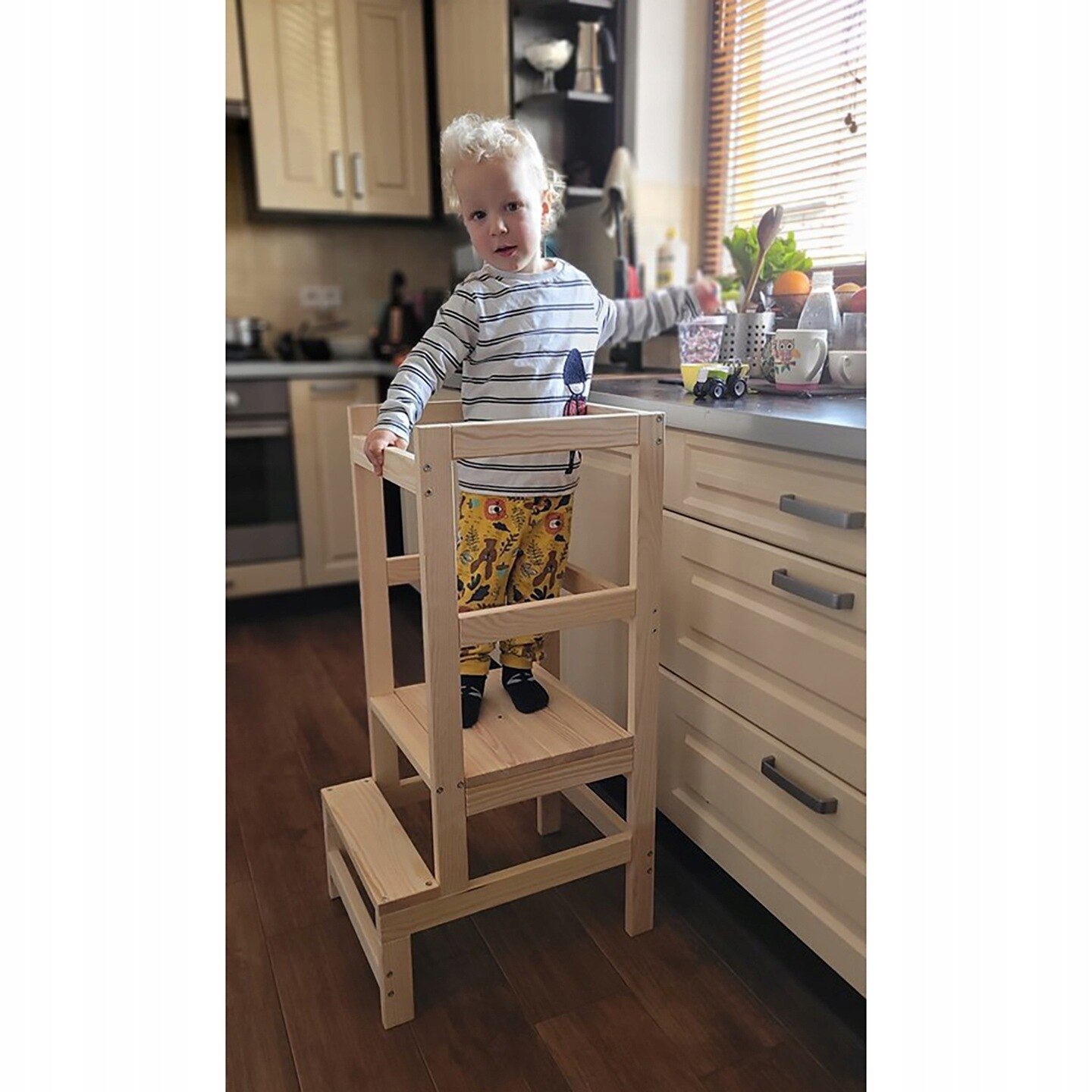 Turn de Invatare din Lemn, "LikeSmart Learning Tower", tip Montessori ...