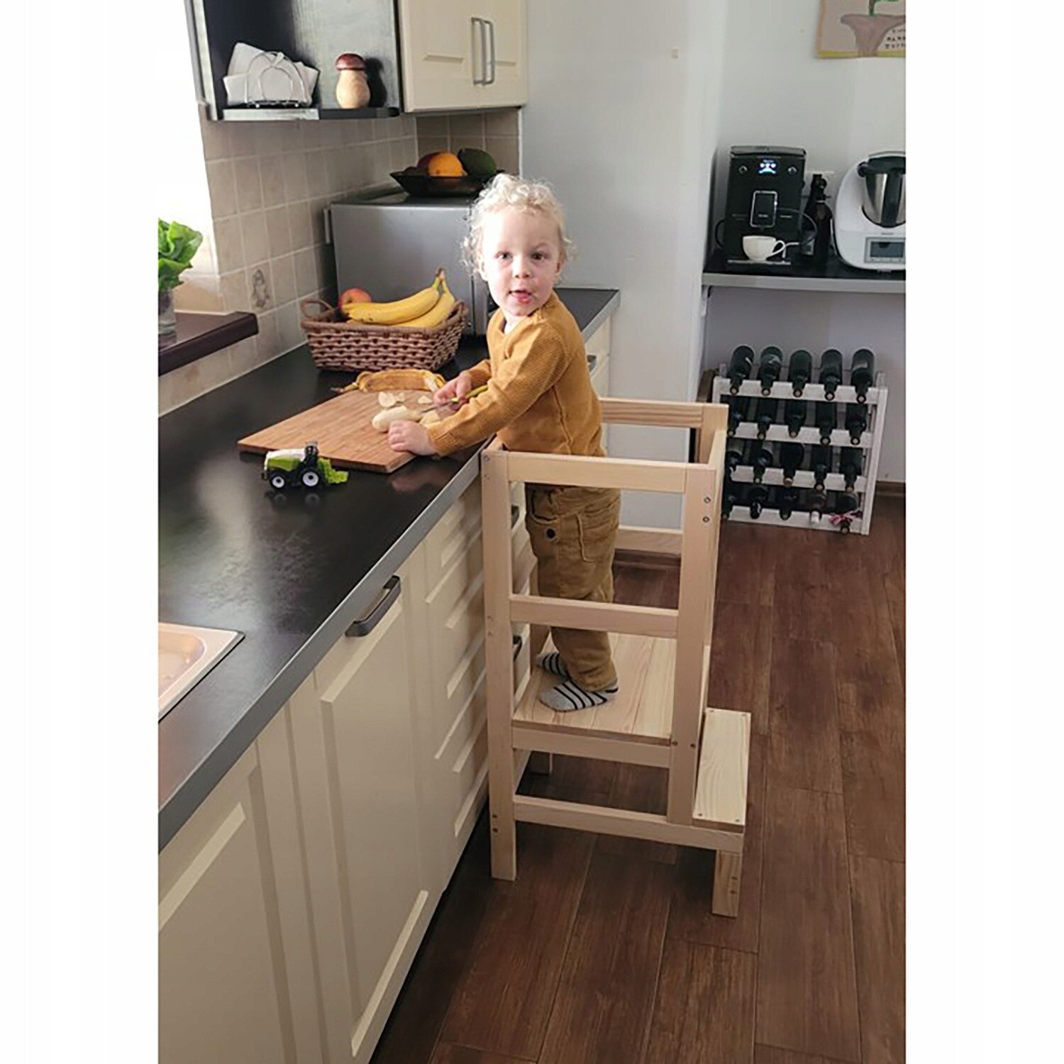 Turn de Invatare din Lemn, "LikeSmart Learning Tower", tip Montessori ...