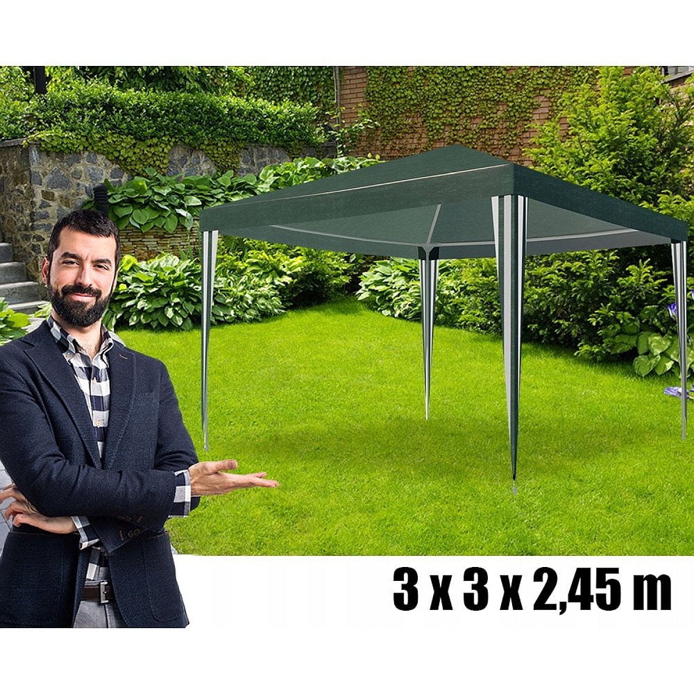 Cort Pavilion Verde 3x3 m pentru Petrecere, Evenimente, Curte sau ...
