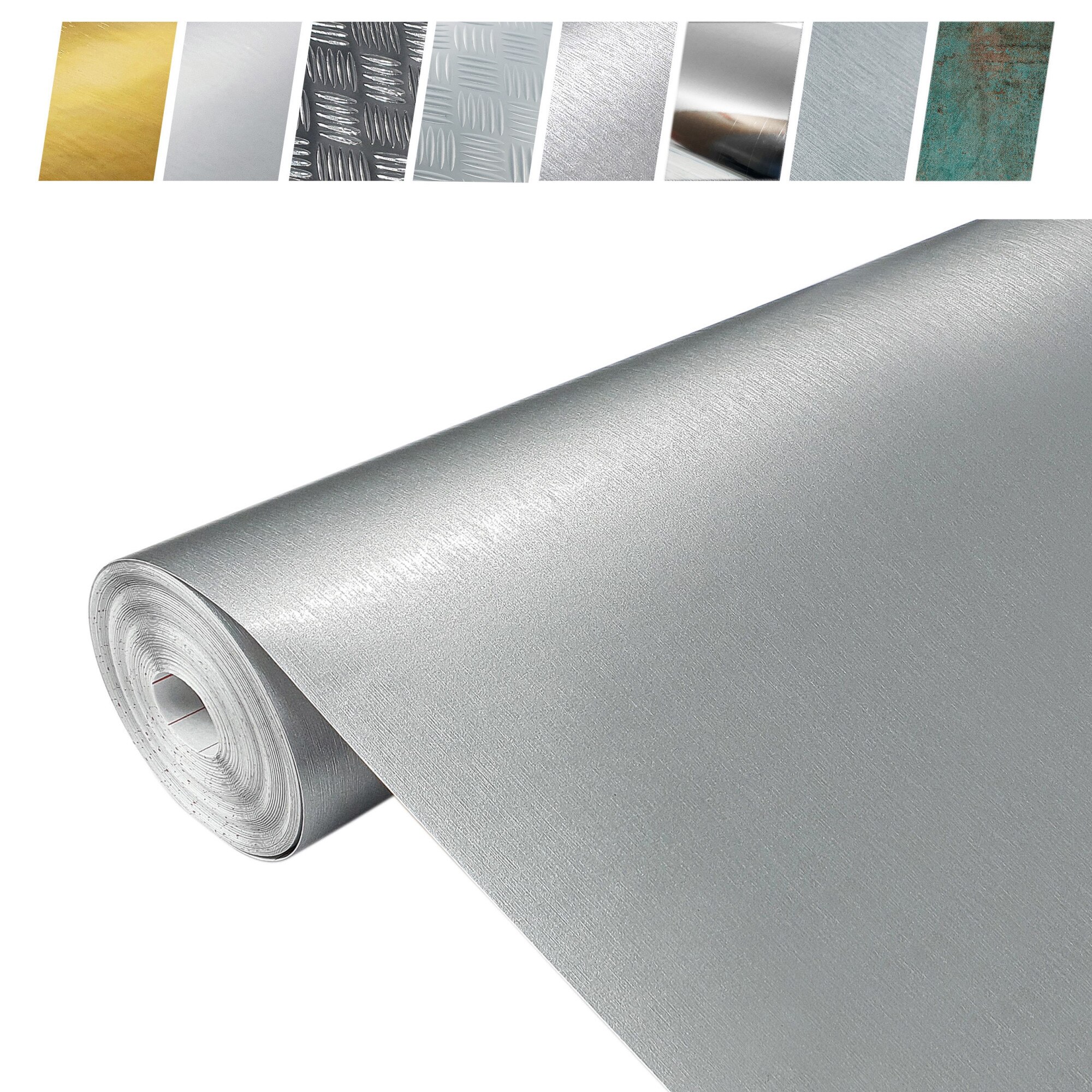 Sticker autocolant pentru mobilier haine structura din aluminiu periat ...