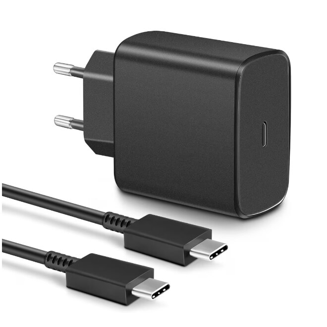 Incarcator usb-c, 45w, Cablu incarcare, Super Fast Charging, Negru ...