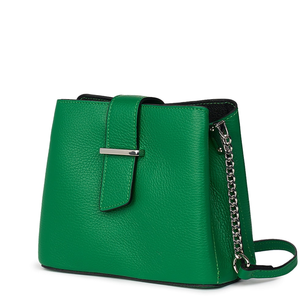 Mini poseta dama din piele Avery verde - eMAG.ro