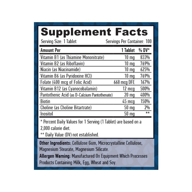 Haya Labs B-Basic B-vitamin komplex, 120 tabletta - eMAG.hu