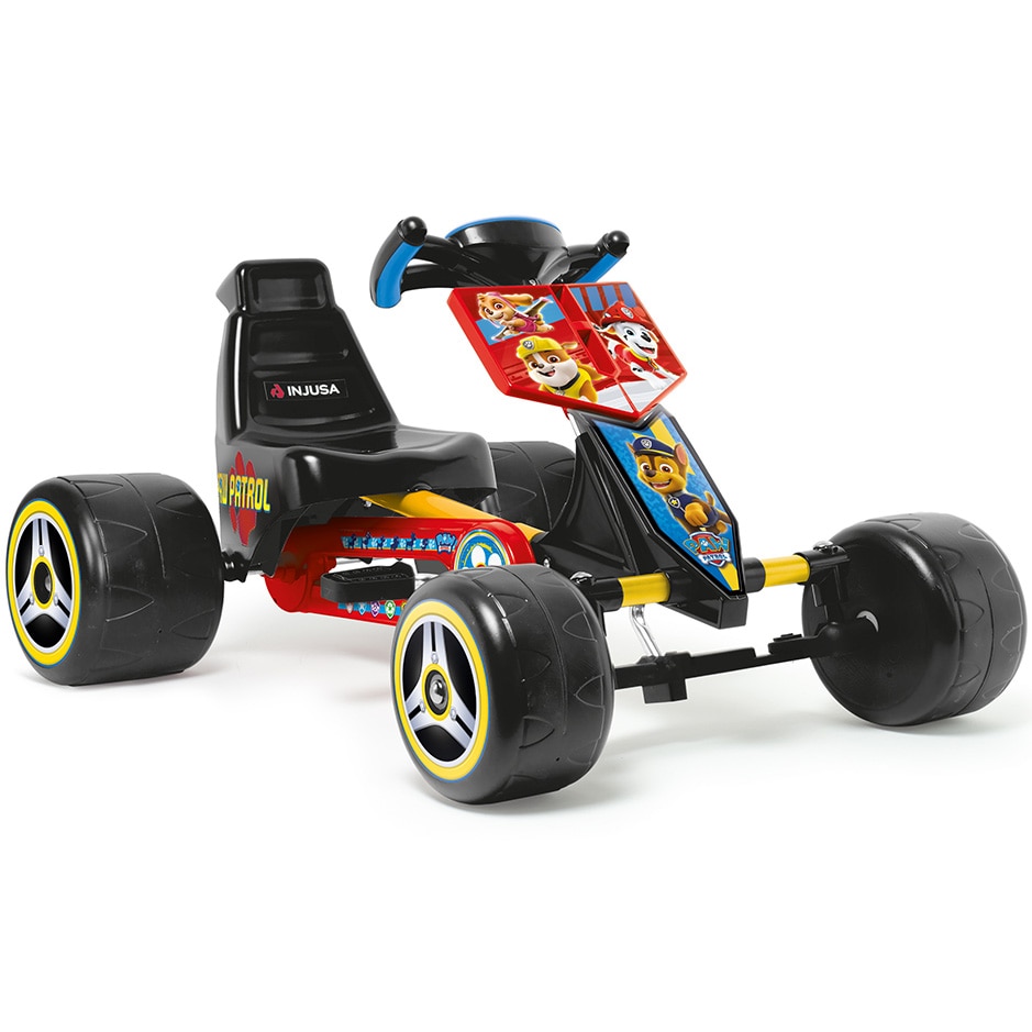 Cart cu pedale pentru copii - Injusa Go Kart, Paw Patrol - eMAG.ro