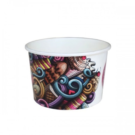 Cupa din carton Ice Cream, 300 cc, 50 buc/set - eMAG.ro