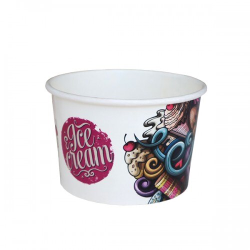 Cupa din carton Ice Cream, 300 cc, 50 buc/set - eMAG.ro