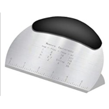 Racleta pentru aluat, inox, negru, 16x11.5cm - eMAG.ro