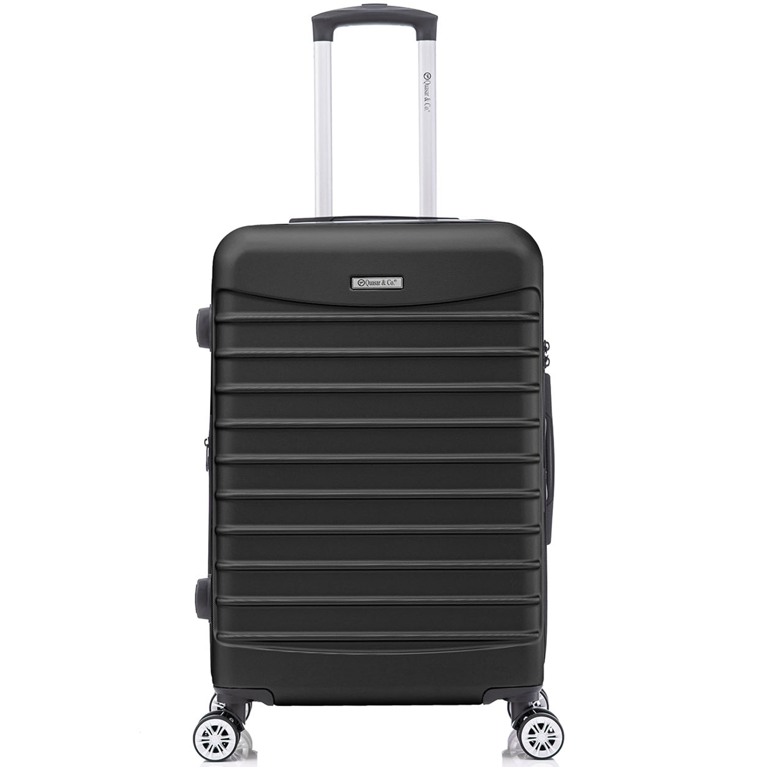 Troler mediu extensibil Quasar & Co.®, 66x41x26-31 cm, bagaj de cala ...