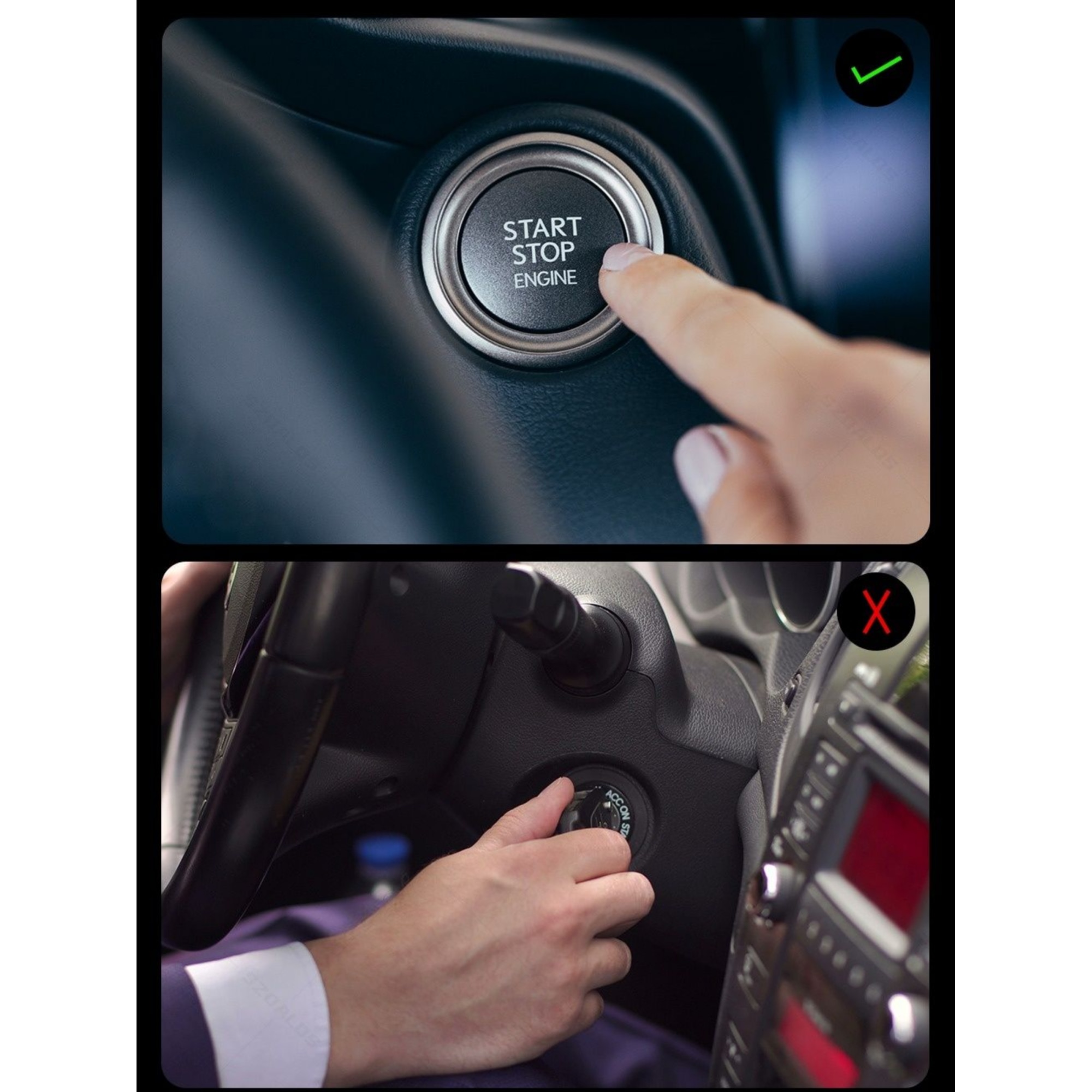 Cheie Smart auto cu display LCD, 5 butoane, BMW, Audi, Mercedes -Benz ...