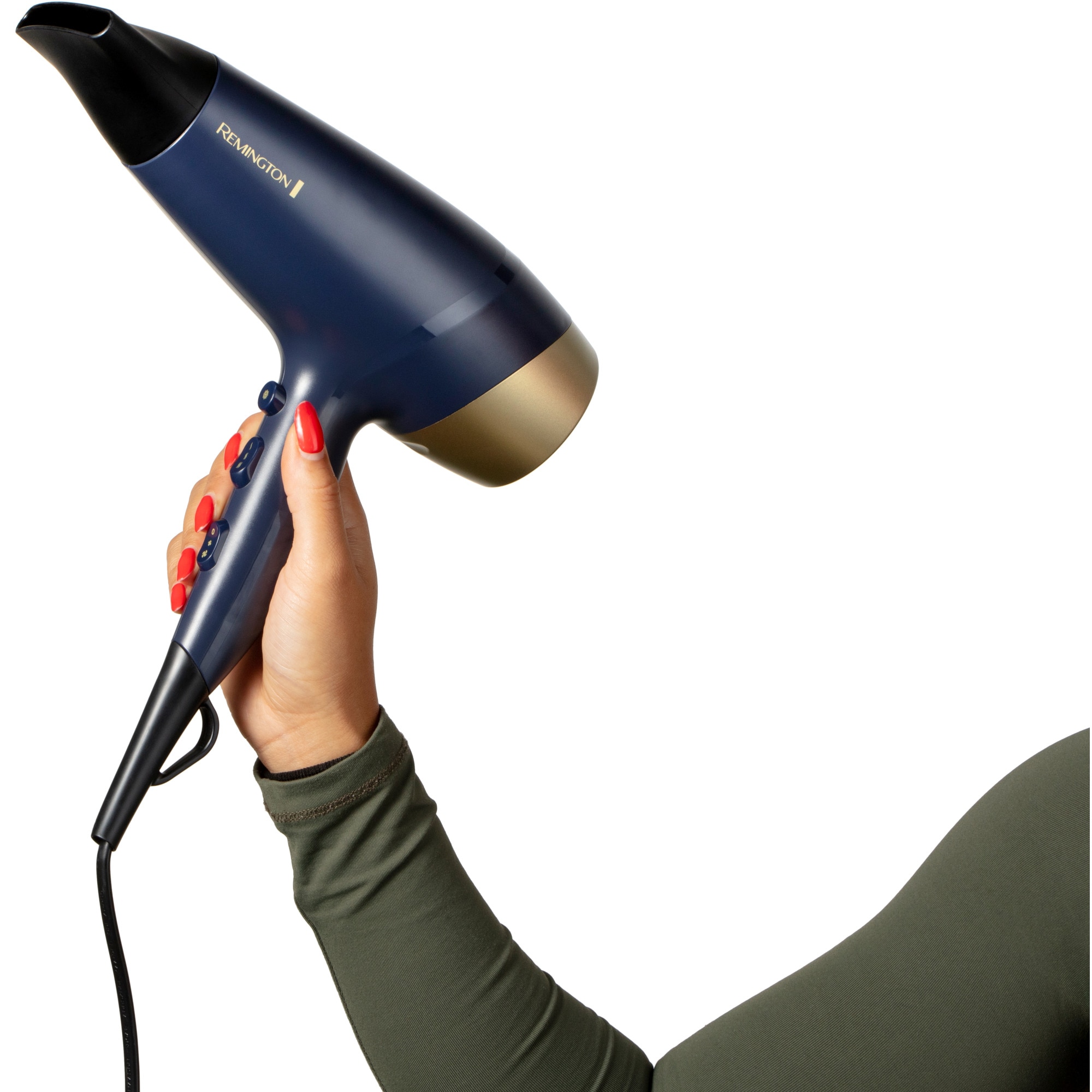 Uscator de par Remington Sapphire Luxe D5805, 2200 W, 3 trepte caldura ...