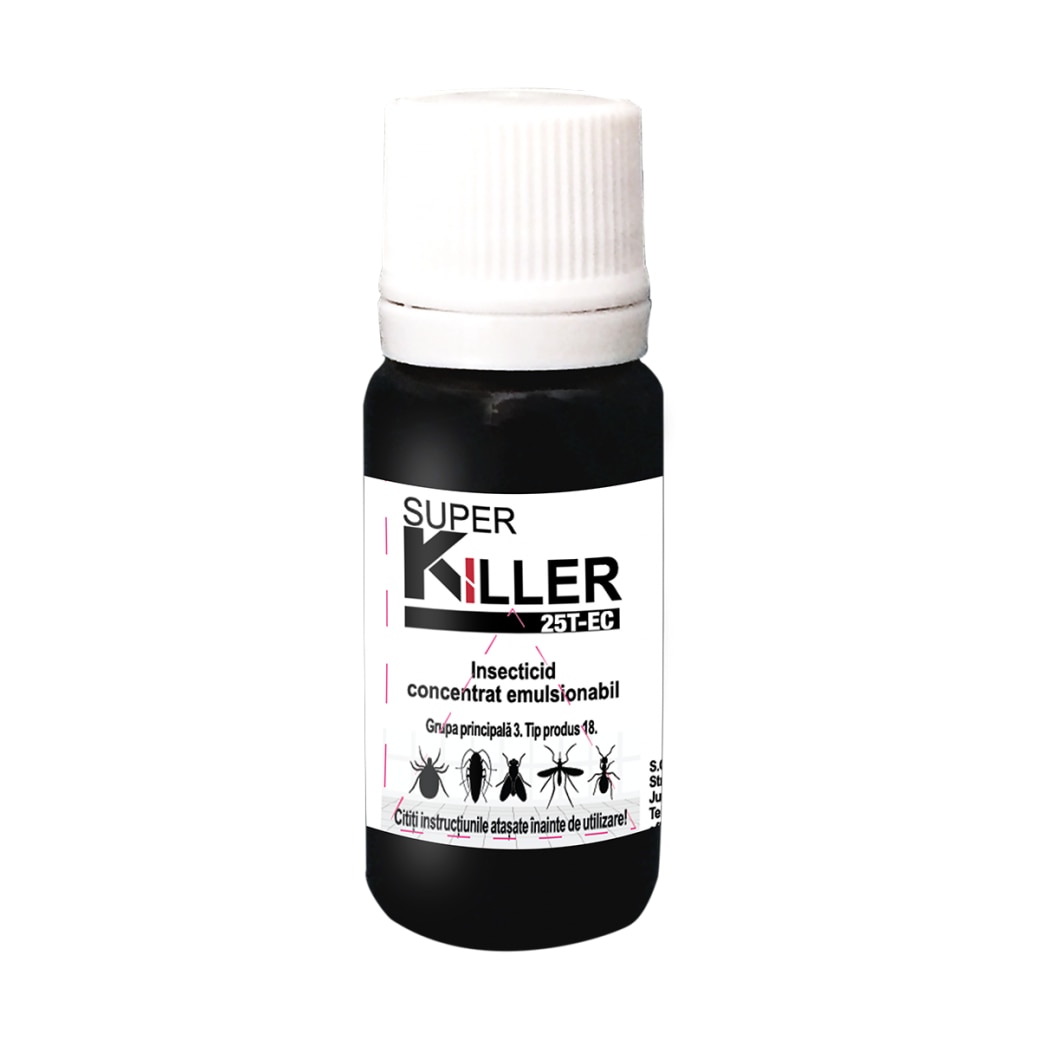 Insecticid Concentrat SUPER KILLER 25T-EC 50ml - eMAG.ro