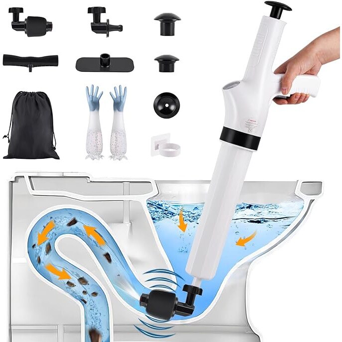 Pompa pentru toaleta, kit de aerisire de inalta presiune, pentru ...