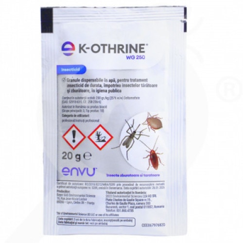 Insecticid K-othrine Wg 20 gr si Draker 50 ml si sac lavanda LF 10 gr ...