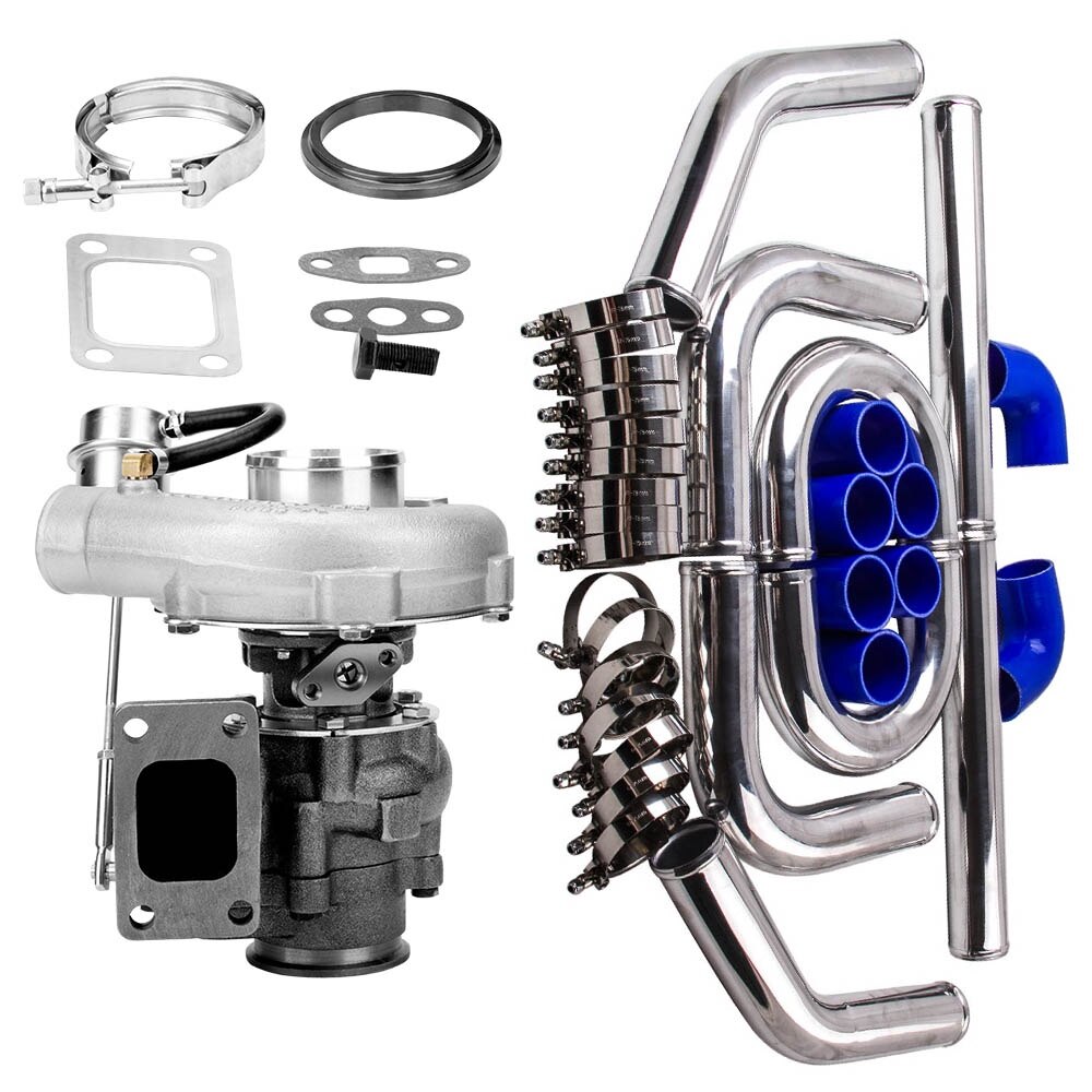 Kit Turbo T3, Performanta 420CP, Racire cu Ulei, Aluminiu, Set Complet ...