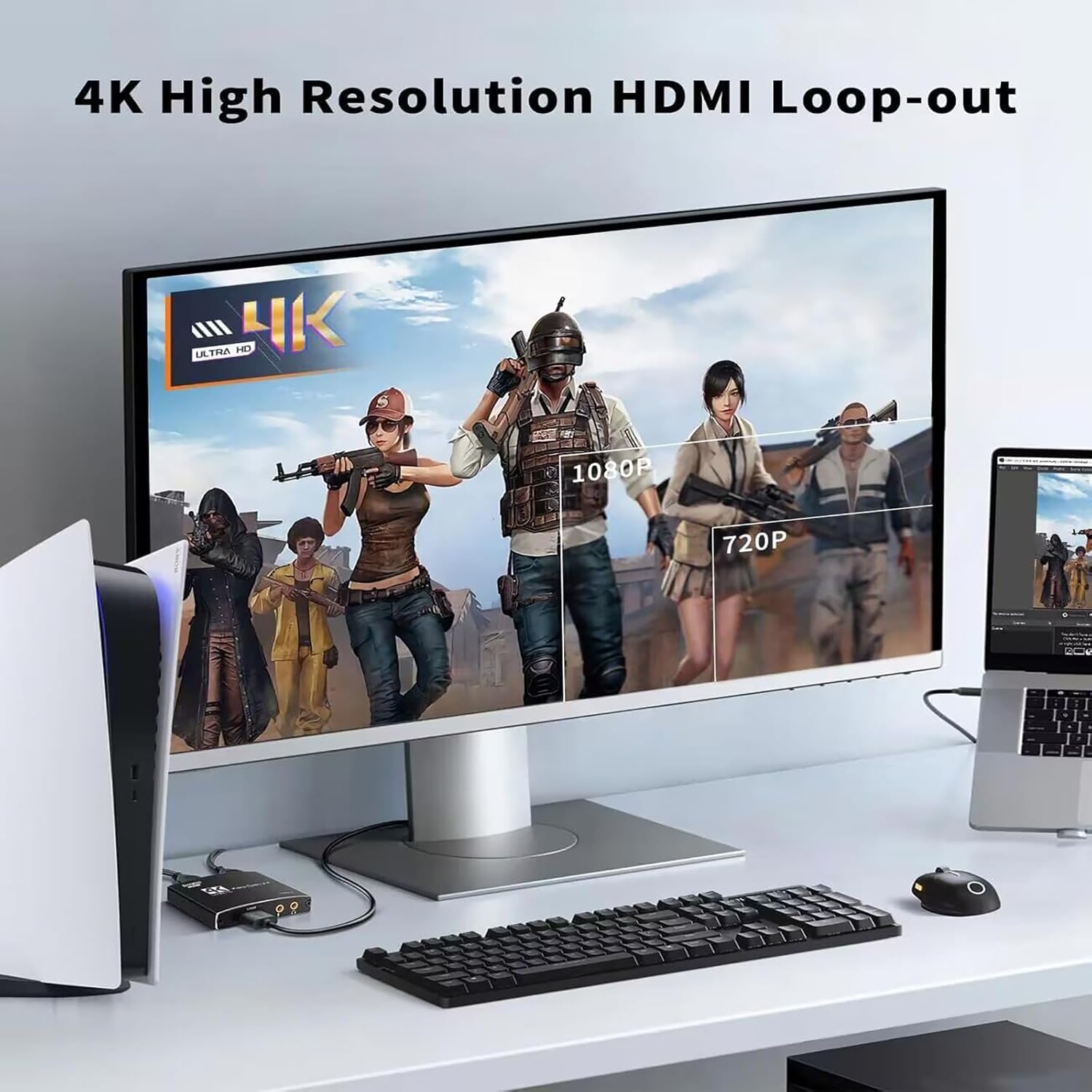 Placa de captura audio video 4K, Excitat®, HDMI USB 3.0, Full HD 1080P ...