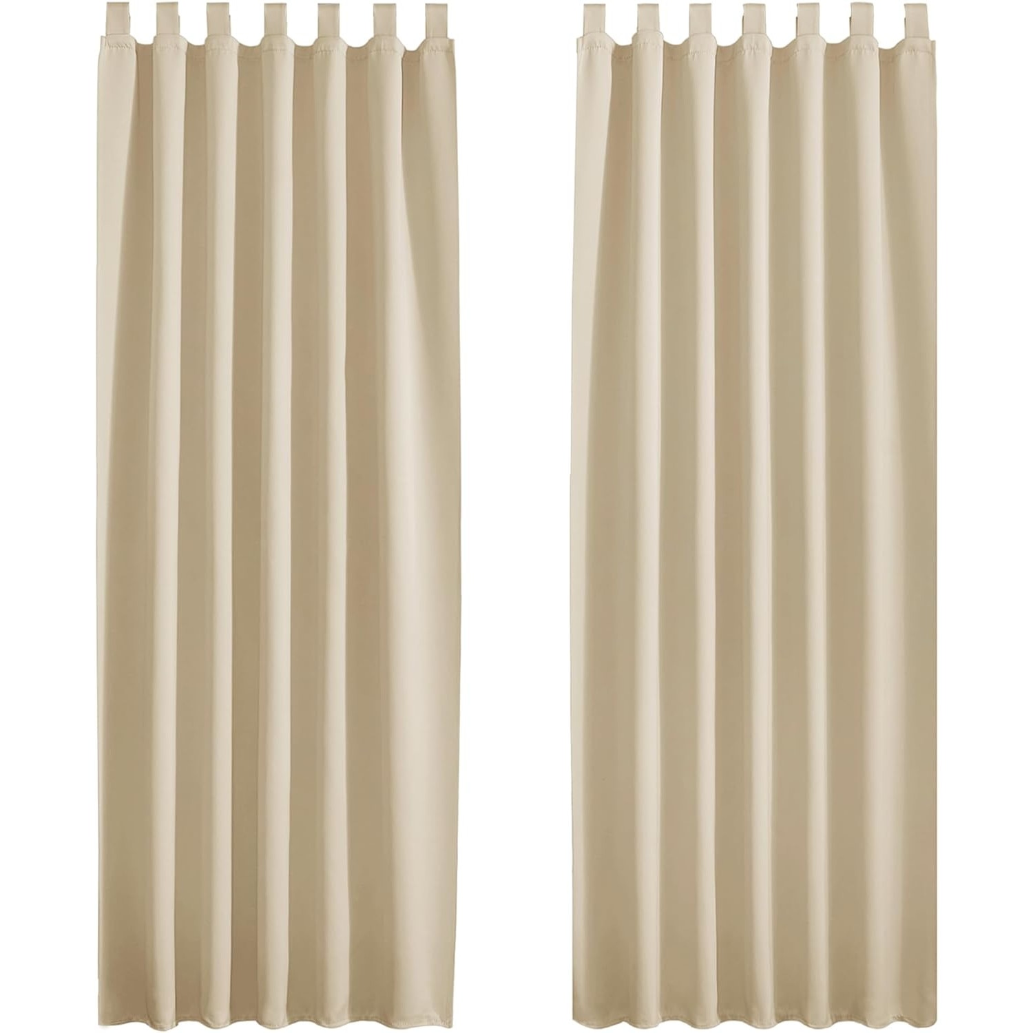 Set 2 Perdele cu bride, PONY DANCE, 220 x 140 cm, Opace, Blackout ...