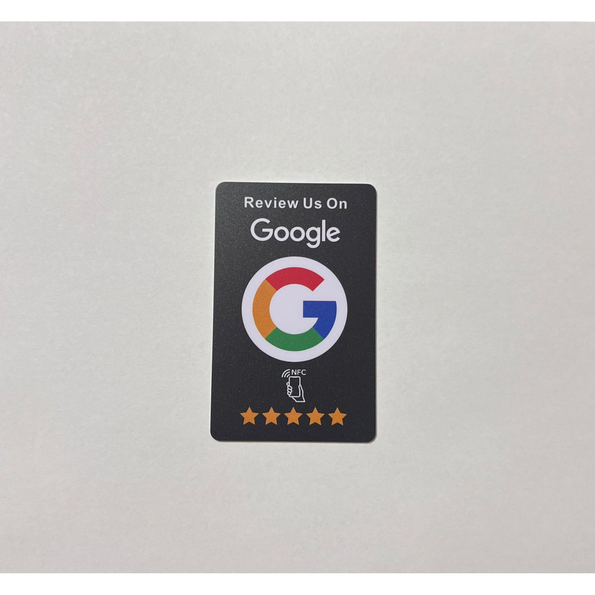 Card pentru recenzii Google Business Maps, scanare rapida cu telefonul ...