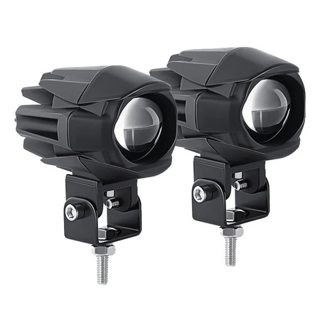 Set 2 Proiectoare LED Auto, 20000LM, 6000K, Negru, 3" - eMAG.ro