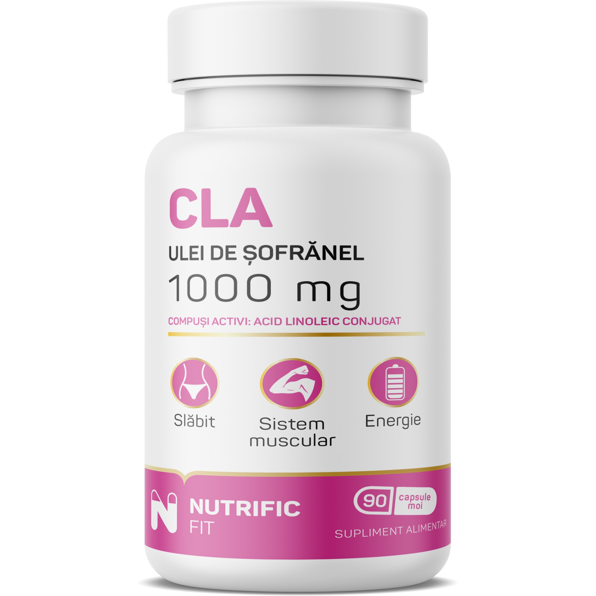 Supliment alimentar CLA 1000mg, ulei de sofranel, slabit, sistem ...