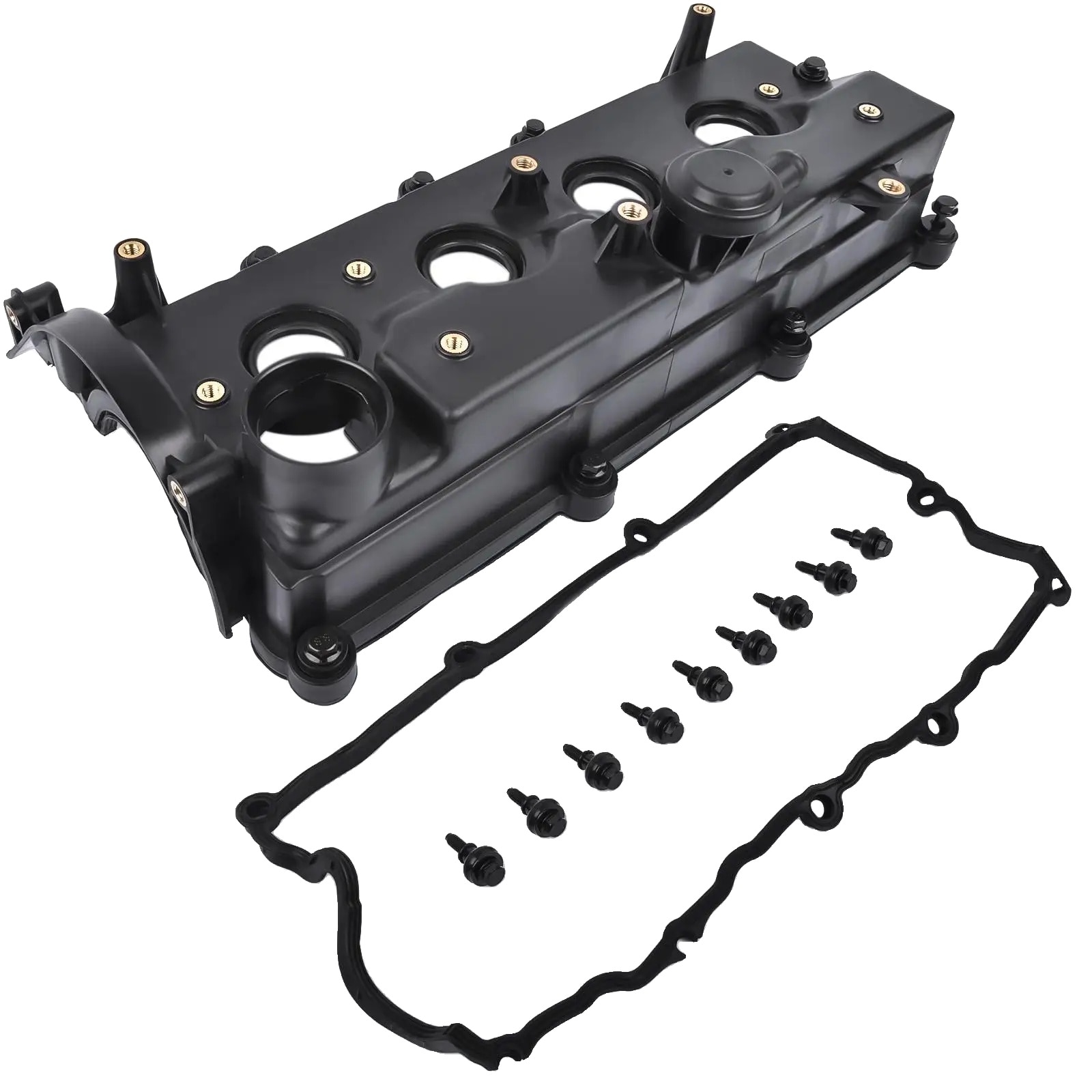 Set capac supape cu garnitura si suruburi, compatibil Opel Astra J ...