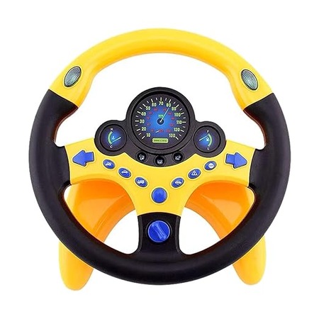 Volan Interactiv Kids Driving Simulator, Cu Sunete si Lumini, Rotire ...